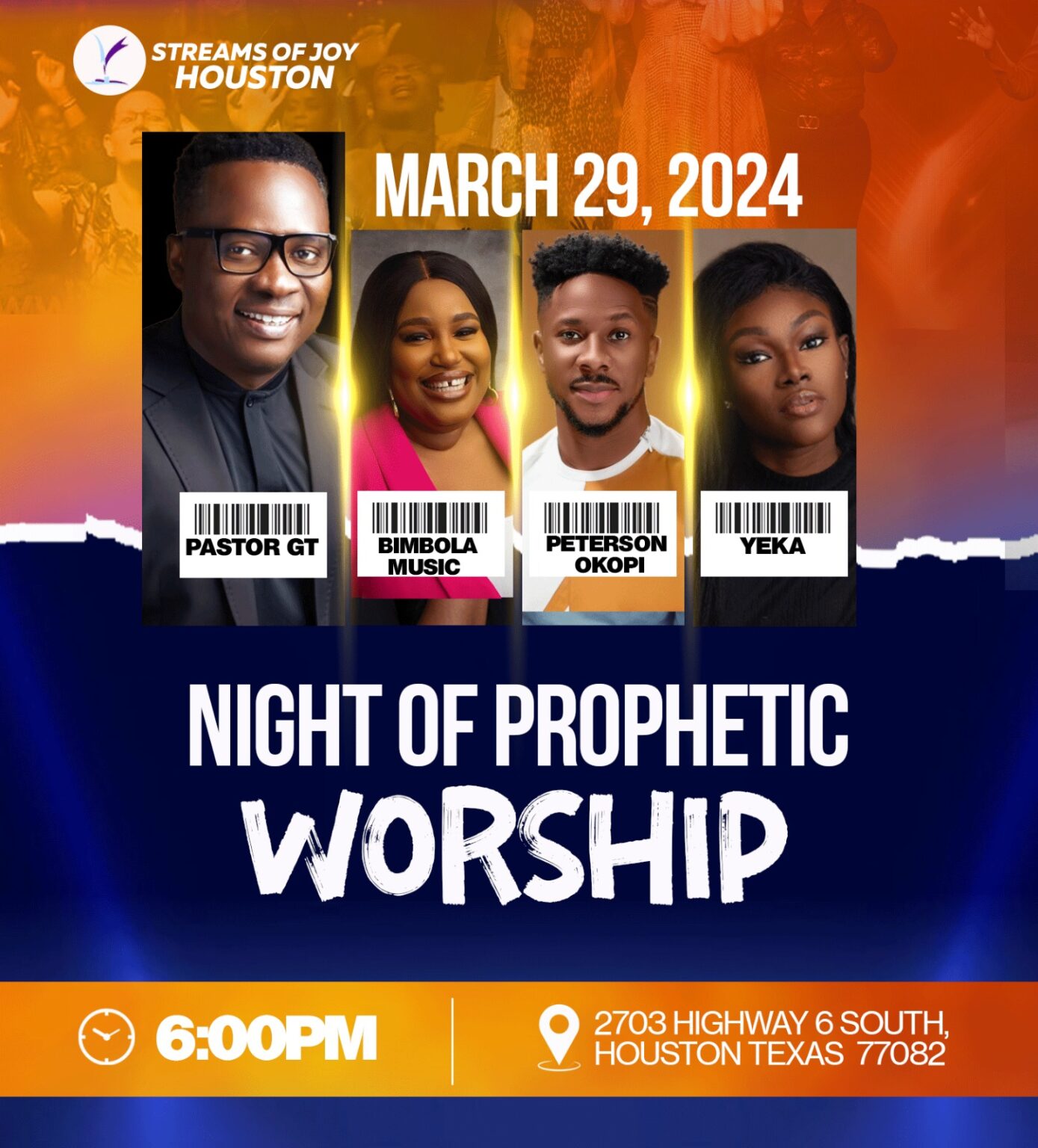 Upcoming Events - Streams of Joy Houston