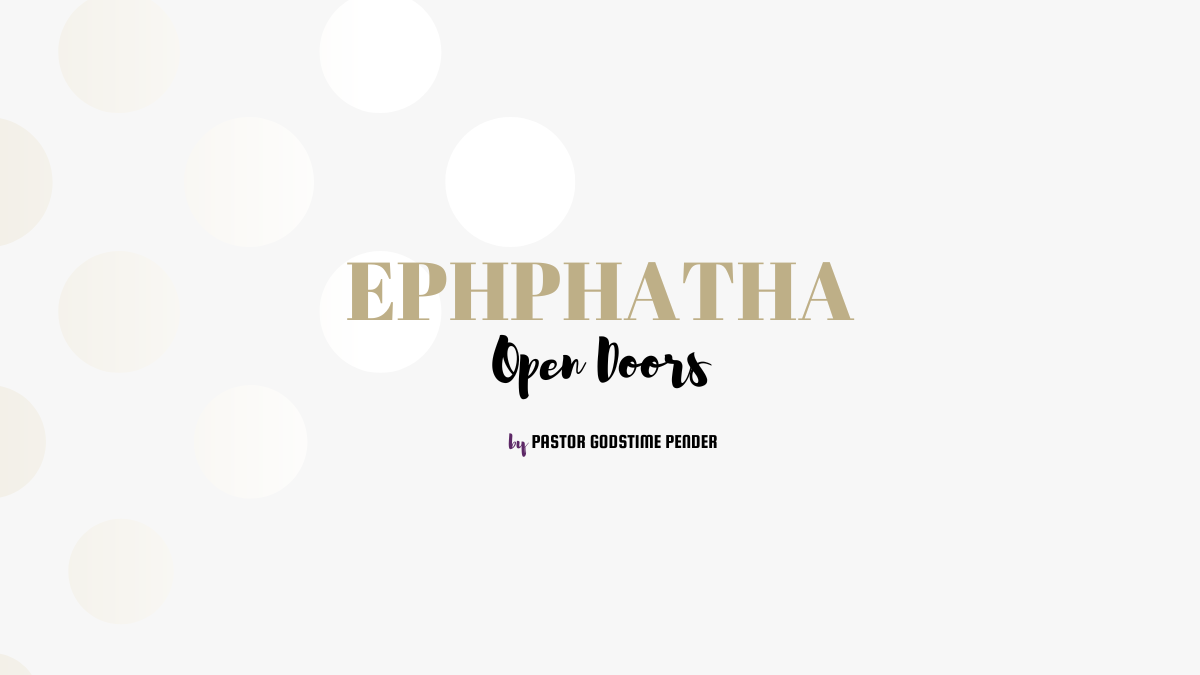Sunday Service | Ephphatha - Open Doors - Streams of Joy Houston